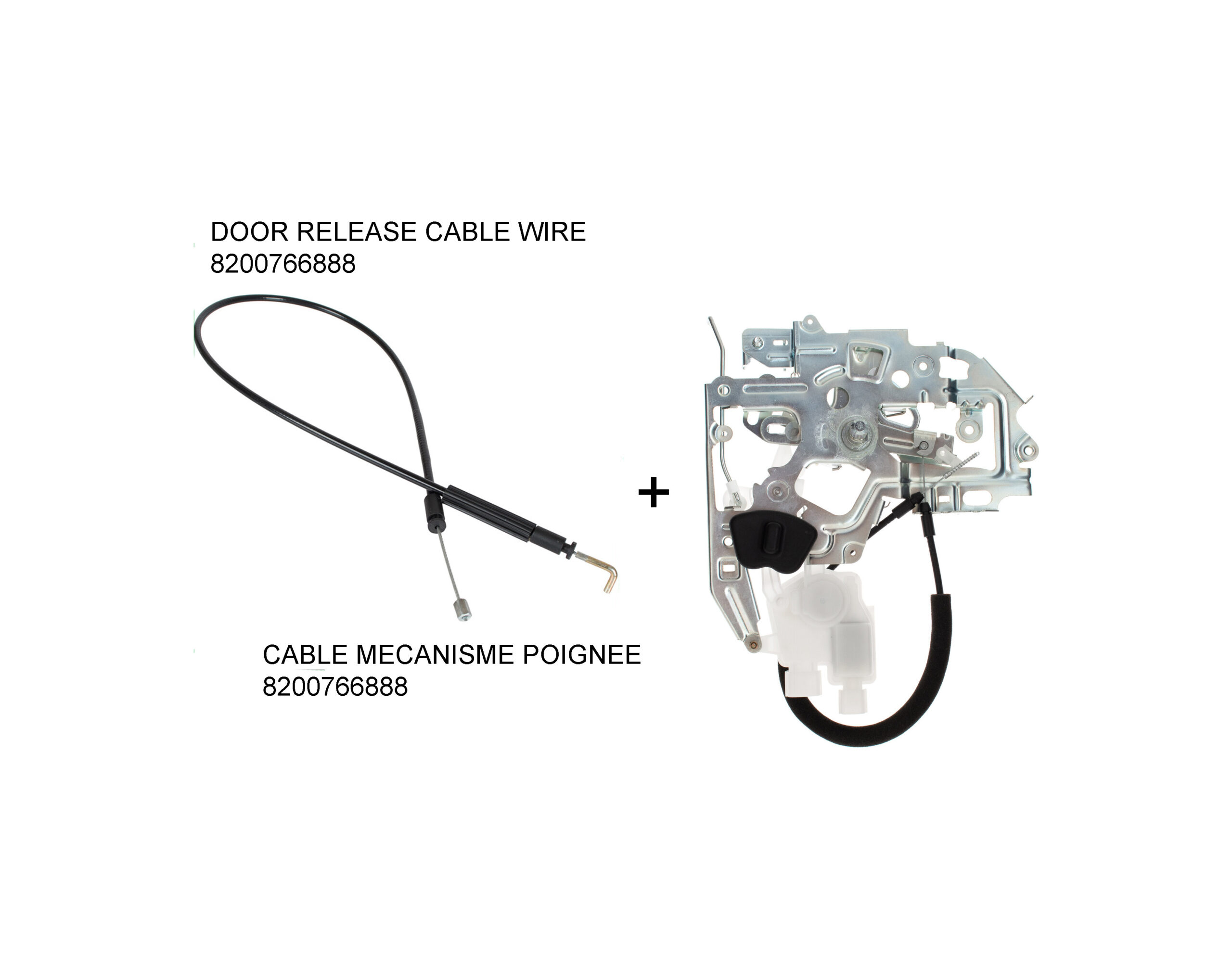 Actionneur Serrure de Porte Arrière Renault Master III Movano NV400 ...
